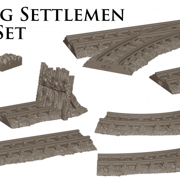 3D Printable [Commercial License] Mining Settlement STL by Dani Amengual