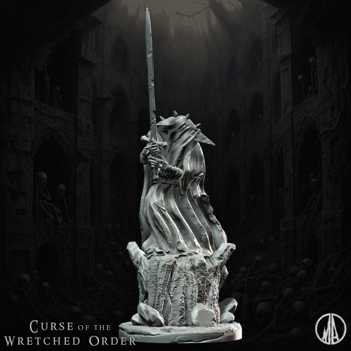 3D Printable Silent Watcher - 3 Poses - Curse of the Wretched Order by ...