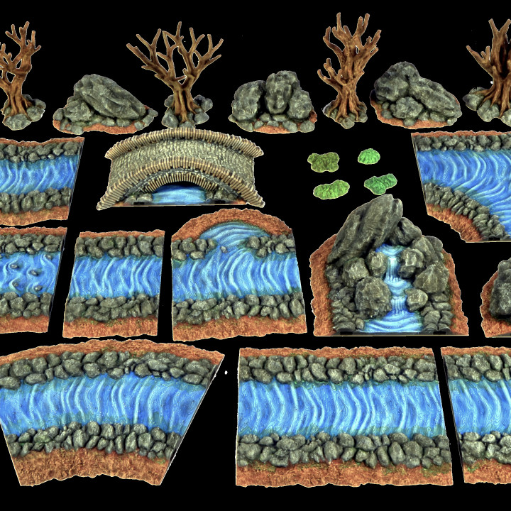 3D Printable [Commercial License] Druidic Settlement STL by Dani Amengual