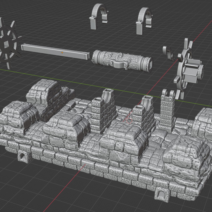 3D Printable [Commercial License] The Fortress STL by Dani Amengual