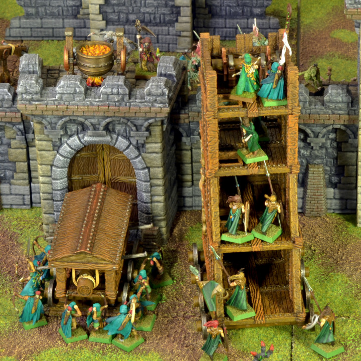 3D Printable [Commercial License] Siege Equipment STL by Dani Amengual