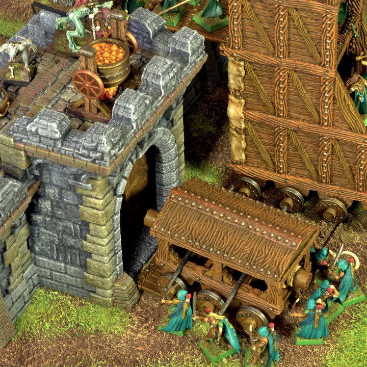 3D Printable [Commercial License] Siege Equipment STL by Dani Amengual