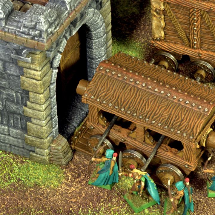 3D Printable [Commercial License] Siege Equipment STL by Dani Amengual