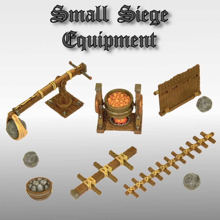 3D Printable [Commercial License] Siege Equipment STL by Dani Amengual