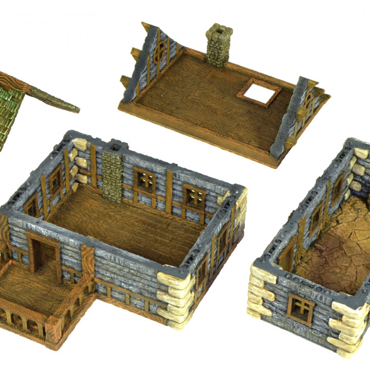 3D Printable The Small Village - House 2 by Dani Amengual