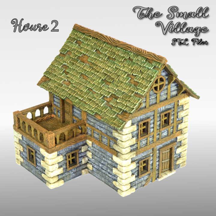 3D Printable The Small Village - House 2 by Dani Amengual
