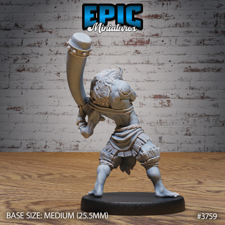 3D Printable Oni Beast Warrior Set / Violent Spirit Creature / Evil ...