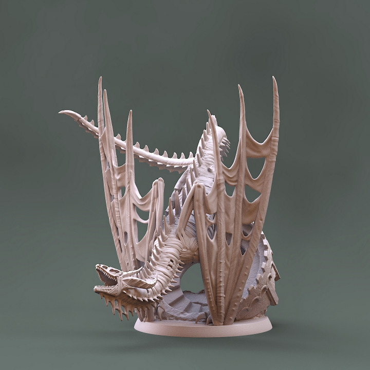 3D Printable Undead Dragon by TheSurrealFactory