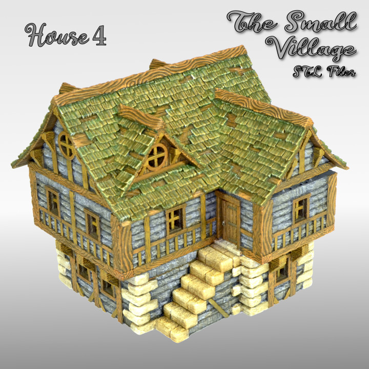 3D Printable The Small Village - House 4 by Dani Amengual