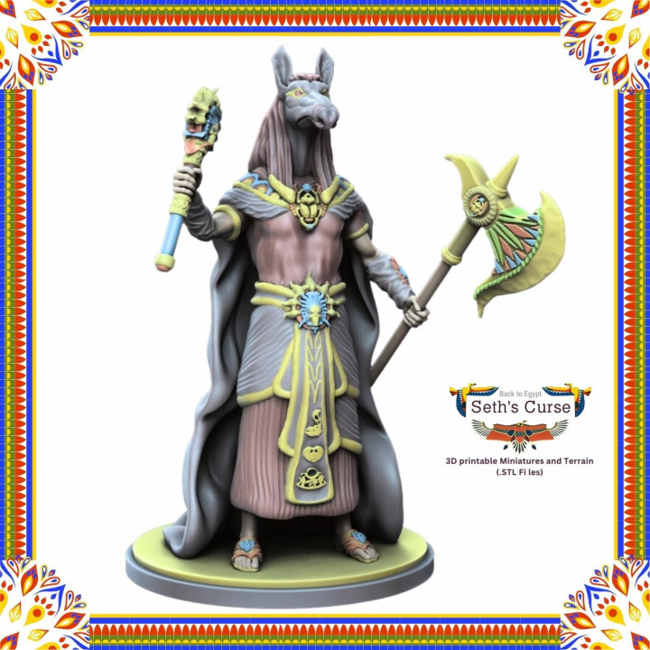 3D Printable Seth - Animal Form by MiniaturesCraze