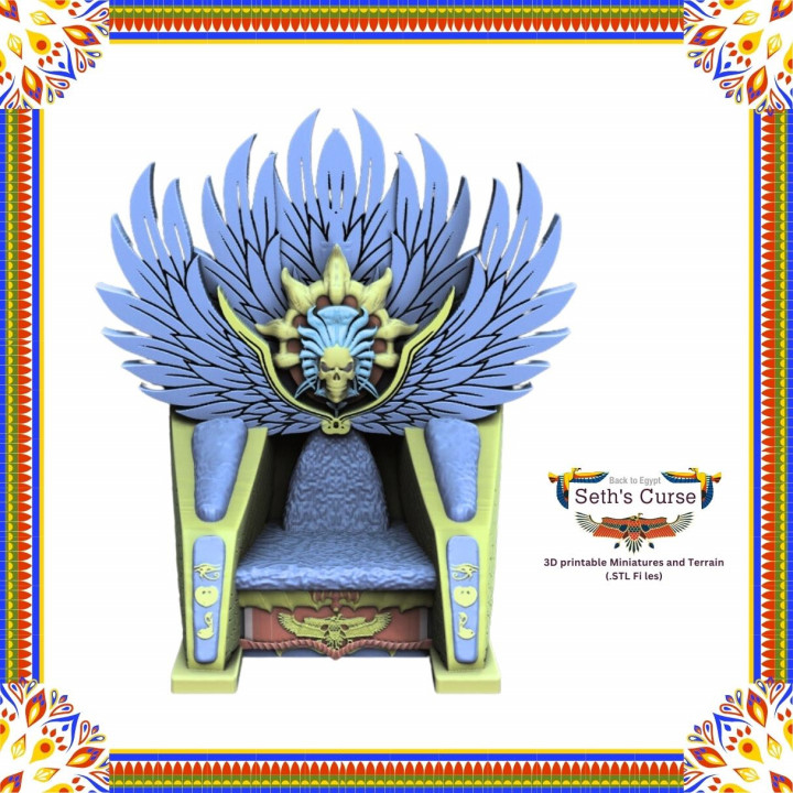 3D Printable Throne by MiniaturesCraze