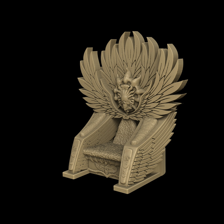 3D Printable Throne by MiniaturesCraze