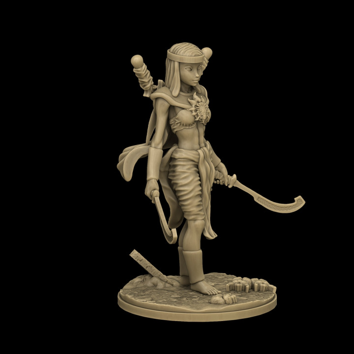 3D Printable Desert Warriors - Cobra Team by MiniaturesCraze