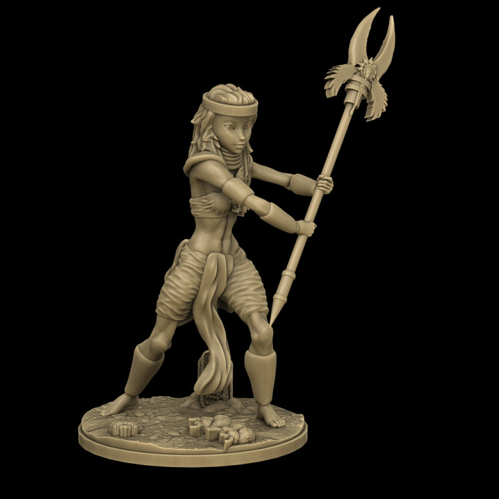 3D Printable Bastet Squad Warriors by MiniaturesCraze