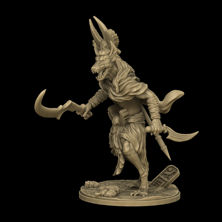 3D Printable Anubis by MiniaturesCraze