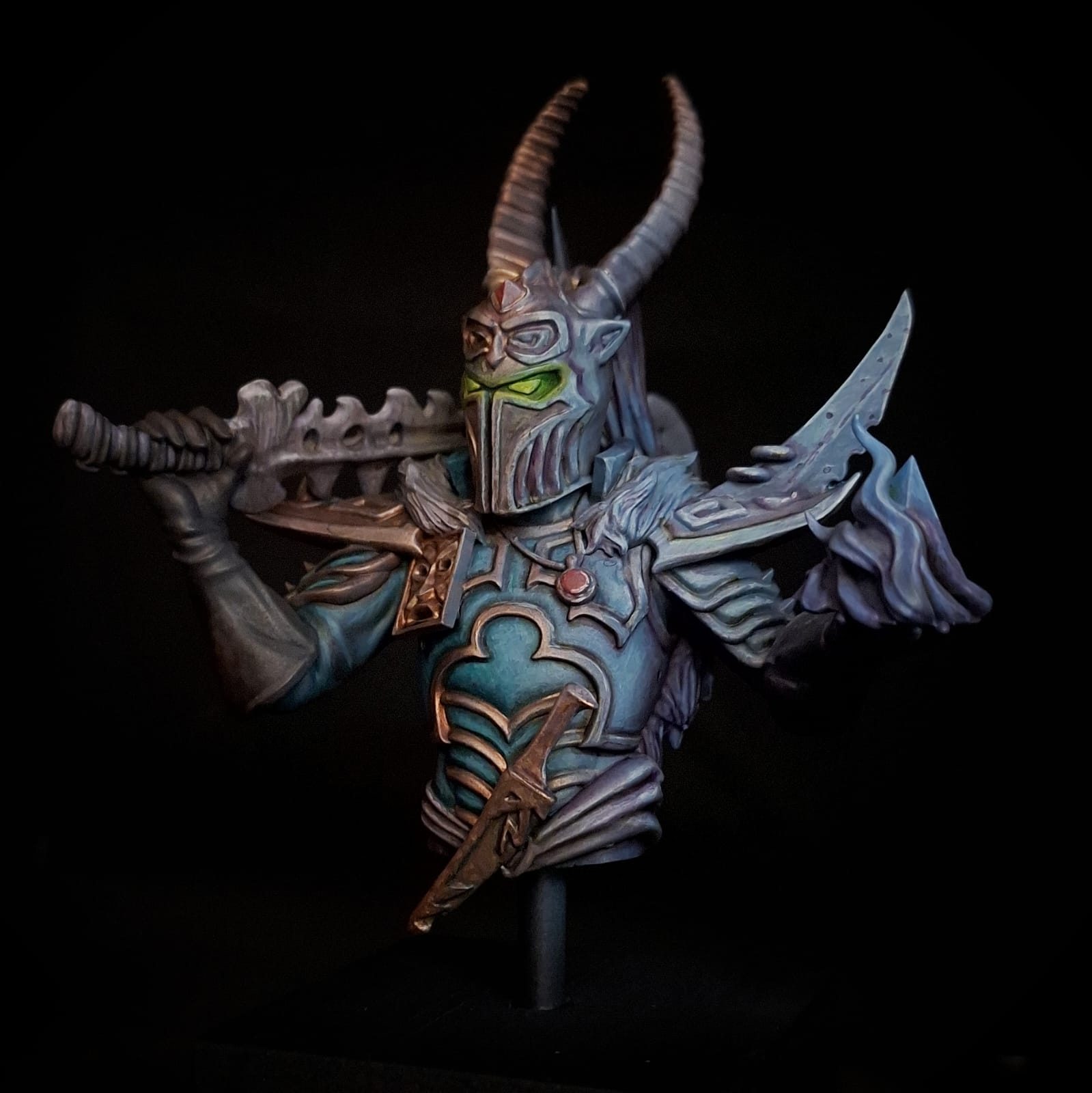3D Printable Harkon - Variant 2 (55mm Bust) FAN ART by Busts Workshop