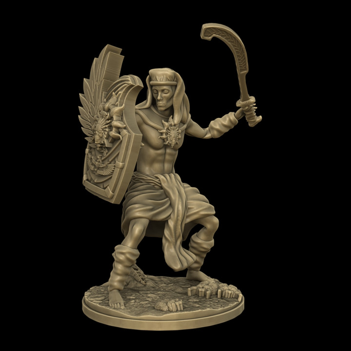 3D Printable Desert Guard 1 by MiniaturesCraze