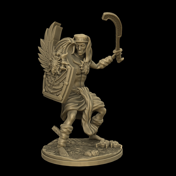 3D Printable Desert Guard 1 by MiniaturesCraze