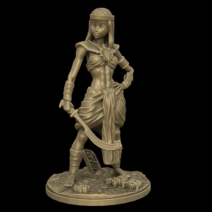 3D Printable Desert Guard 4 by MiniaturesCraze