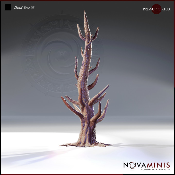 3D Printable Dead Tree 03 by NOVAMINIS