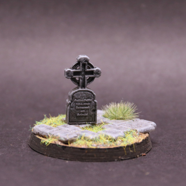 3D Printable Gravestones, Tombstones For Basing, Terrain by Voy Forges