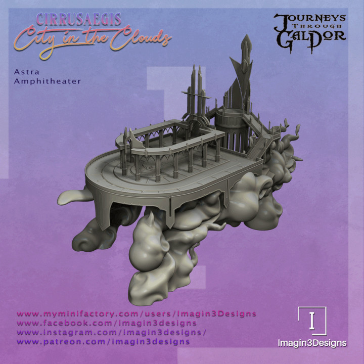 3D Printable Astra Amphiteater by Imagin3Designs