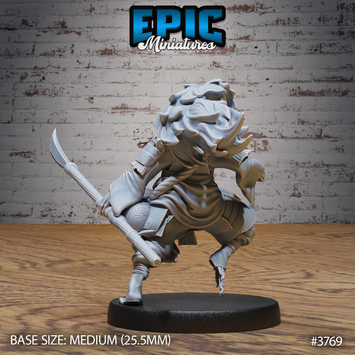 3D Printable Oni Monkey Set / Chinese Ape Zombie / Tortured Soul ...