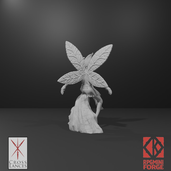 3D Printable Forest Imp - Crosslances by RPGMINIFORGE