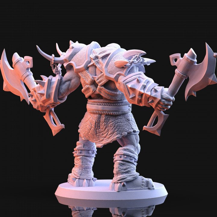 3D Printable Pack of 7 Orks by Imp3dsion