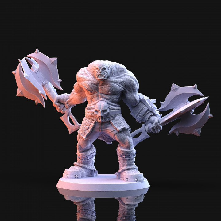 3D Printable Pack of 7 Orks by Imp3dsion