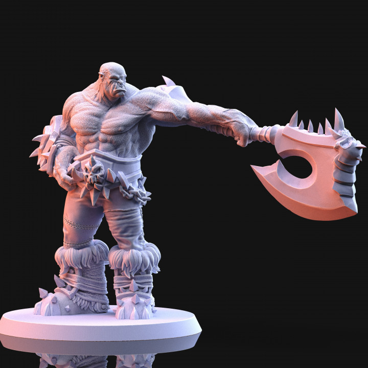 3D Printable Pack of 7 Orks by Imp3dsion