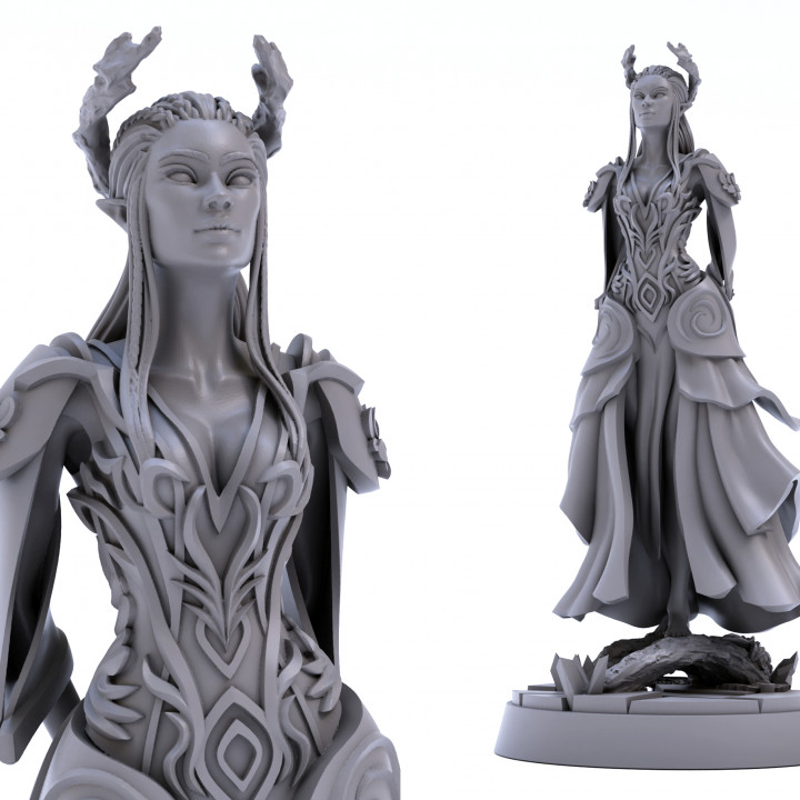 3D Printable The Baroness | Young Elf Female Noble by The Forge of Many ...