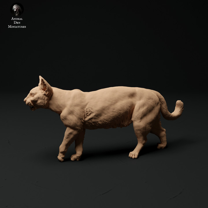 3D Printable Domestic Cat Pack by Animal Den Miniatures