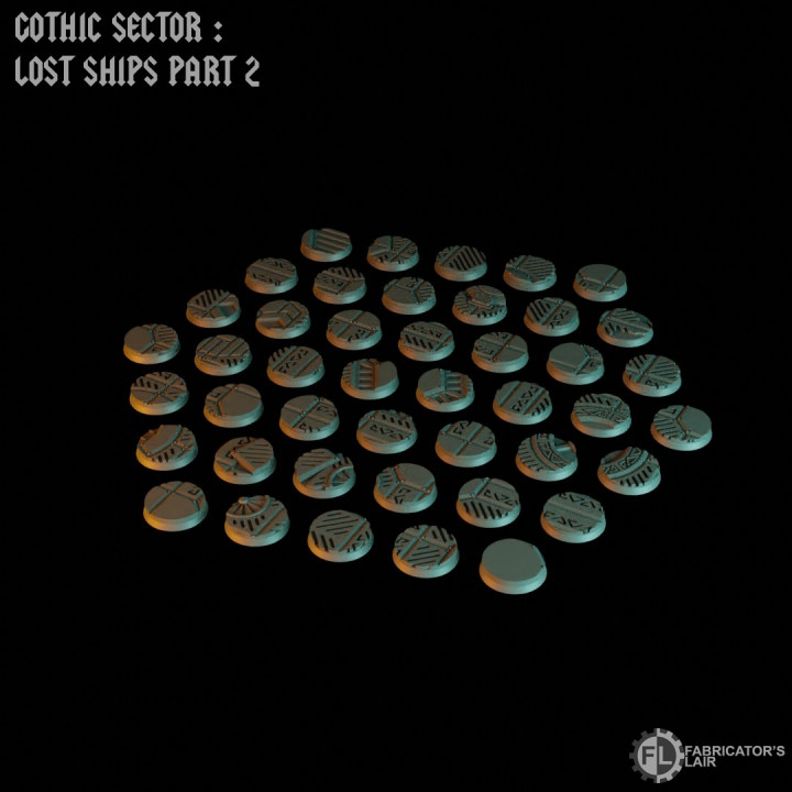 3D Printable Space Dwarf Mining Ship - 248 ROUND AND OVALE SCI-FI BASES ...