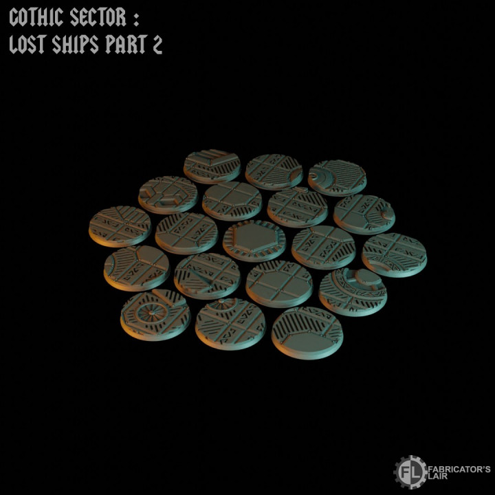 3D Printable Space Dwarf Mining Ship - 248 ROUND AND OVALE SCI-FI BASES ...