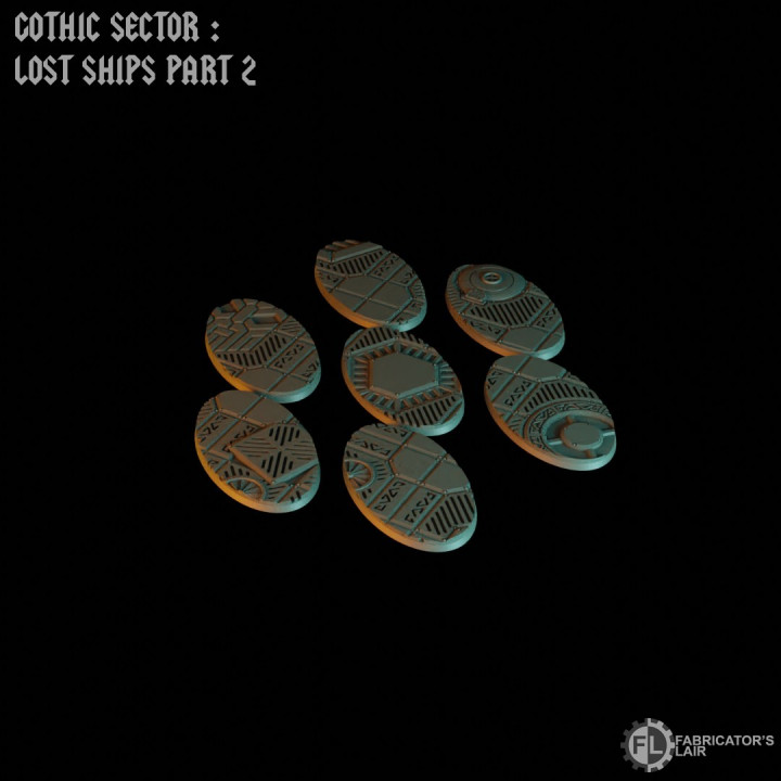 3D Printable Space Dwarf Mining Ship - 248 ROUND AND OVALE SCI-FI BASES ...