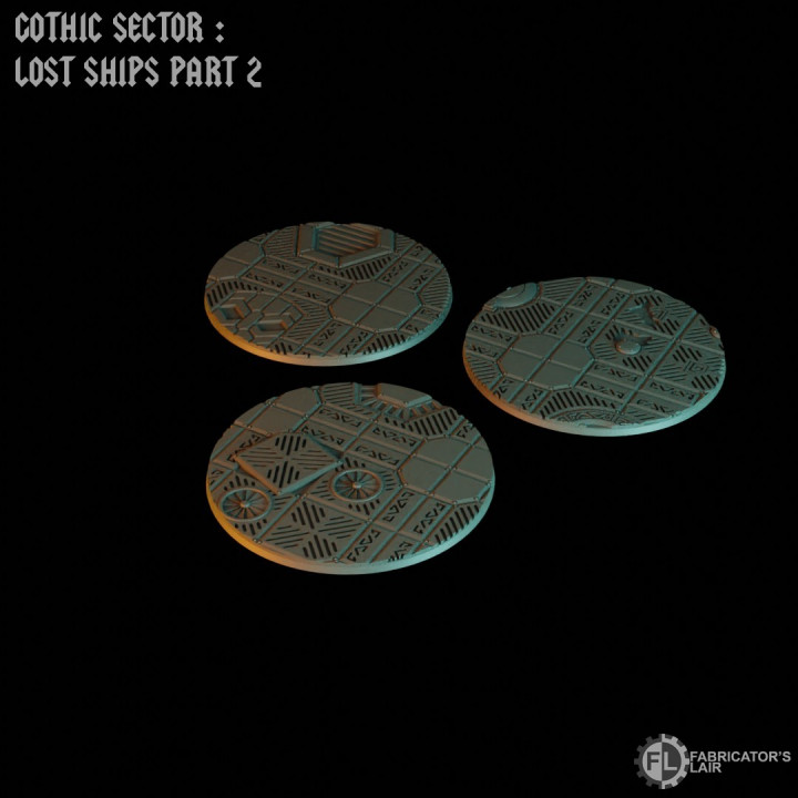 3D Printable Space Dwarf Mining Ship - 248 ROUND AND OVALE SCI-FI BASES ...