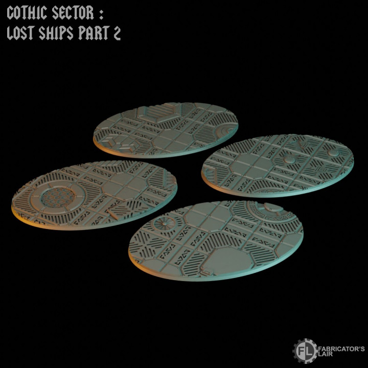 3D Printable Space Dwarf Mining Ship - 248 ROUND AND OVALE SCI-FI BASES ...