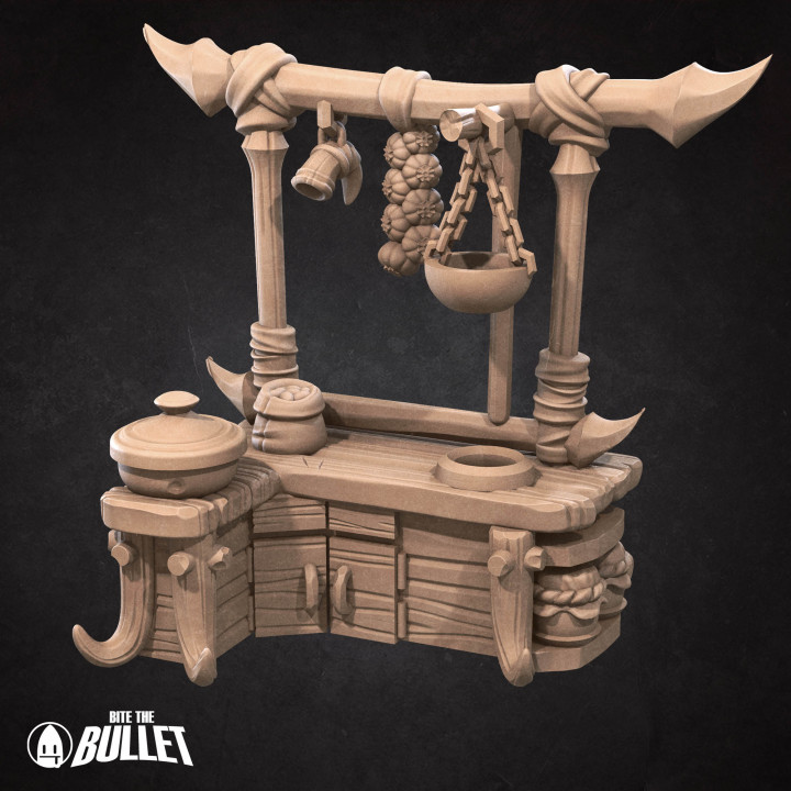 3D Printable December 2023 Release - Bullet Town Fishing Village by ...