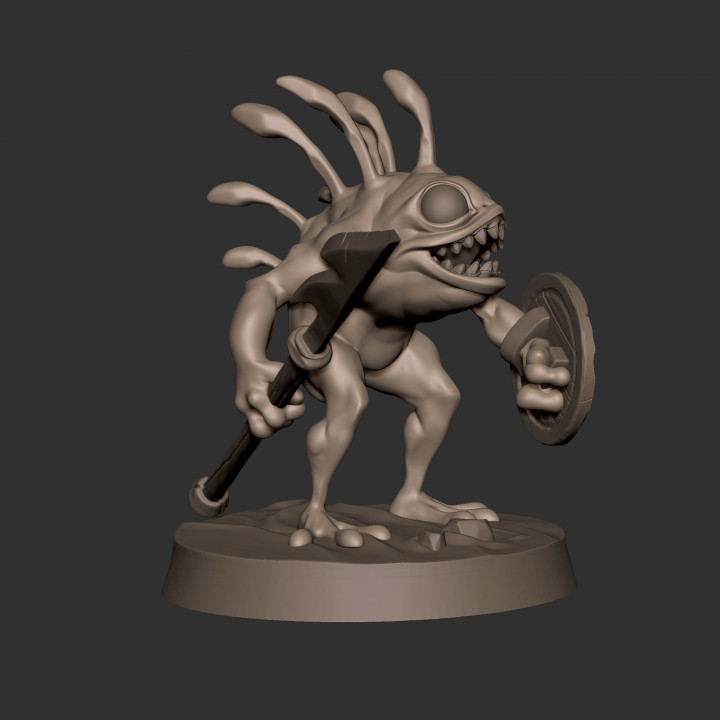 3D Printable Murlocs (5 Models) by Bite the Bullet