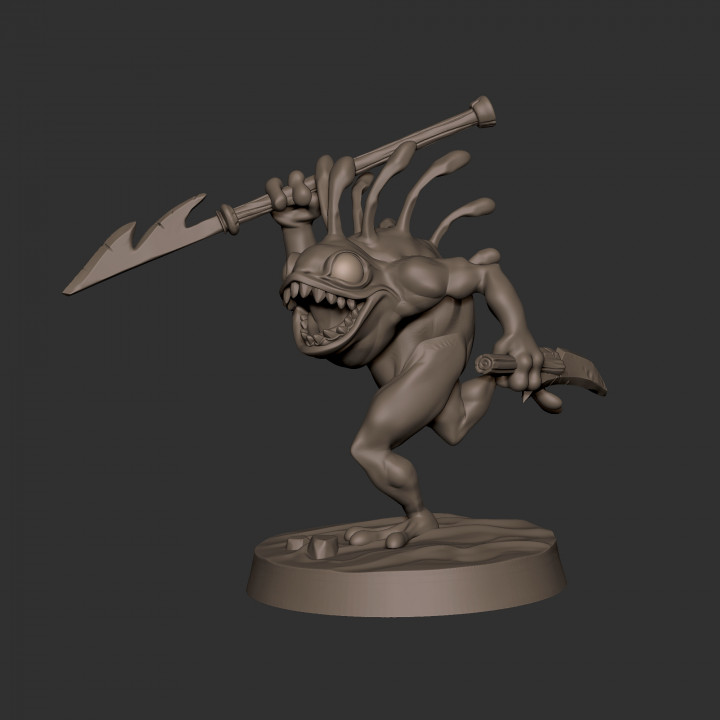 3D Printable Murlocs (5 Models) by Bite the Bullet
