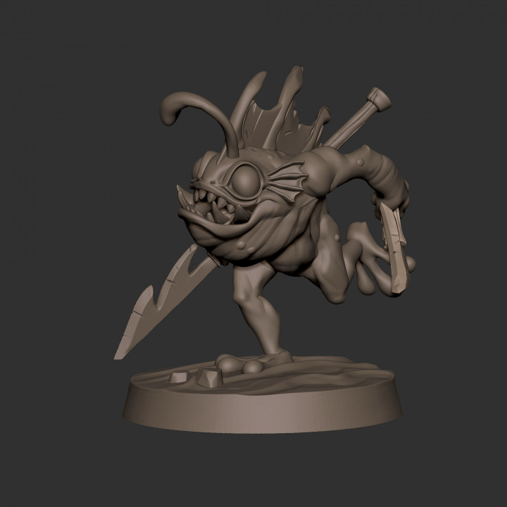 3D Printable Murlocs (5 Models) by Bite the Bullet