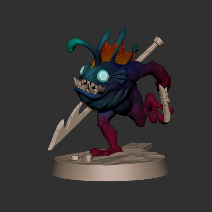 3D Printable Murlocs (5 Models) by Bite the Bullet