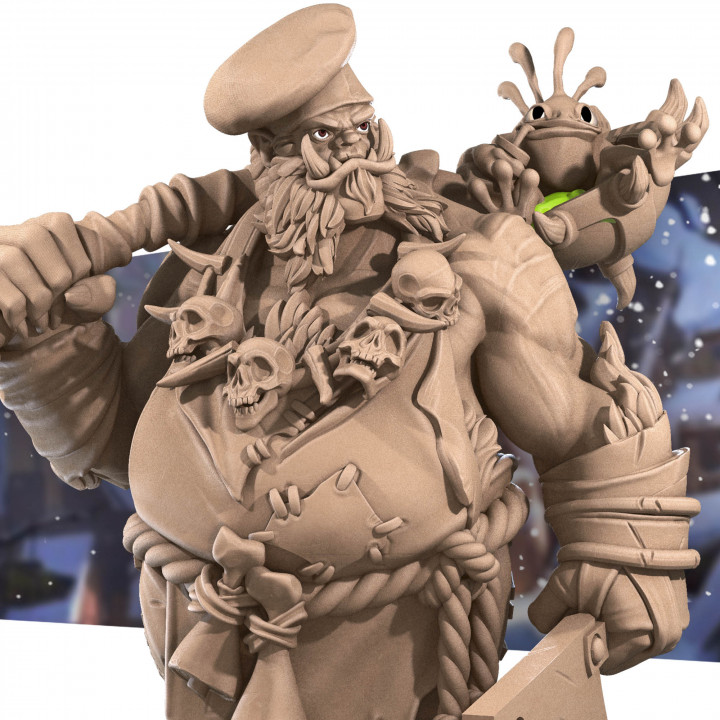 3D Printable Ogre Chef (2 Versions) by Bite the Bullet