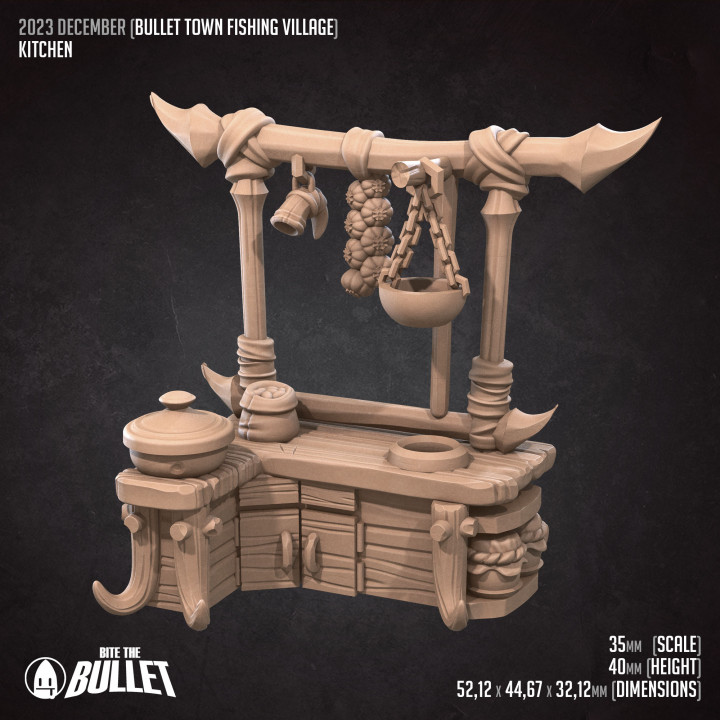 3D Printable Kitchen Set by Bite the Bullet