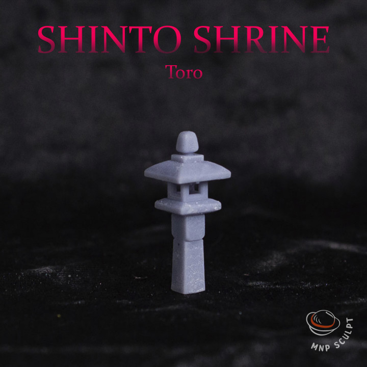 3D Printable Toro Japanese Shrine by MNP Sculpt