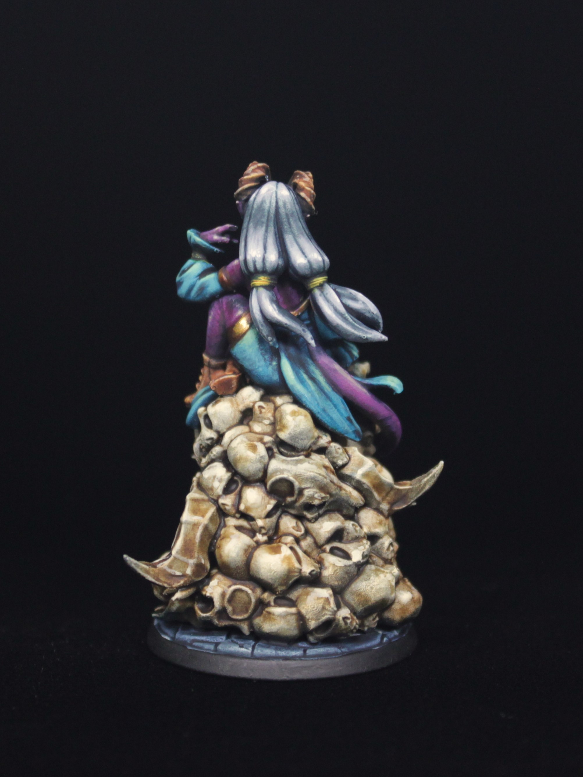 3D Printable Bone Devil Necromancer by Twin Goddess Miniatures