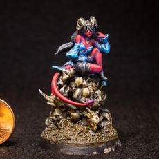 3D Printable Bone Devil Necromancer by Twin Goddess Miniatures