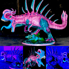 3D Printable Cerebrasaurus Rex | PRESUPPORTED | The Caverns of Aberrant ...