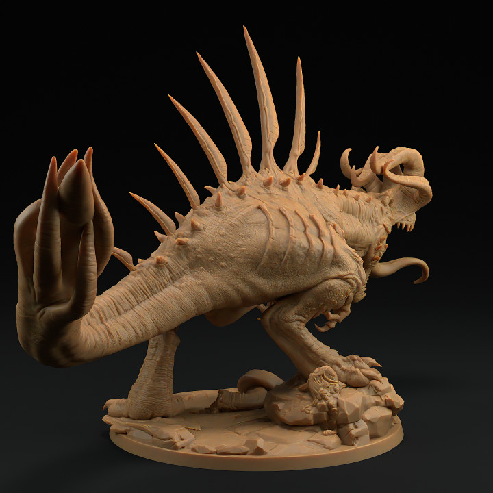 3D Printable Cerebrasaurus Rex | PRESUPPORTED | The Caverns of Aberrant ...